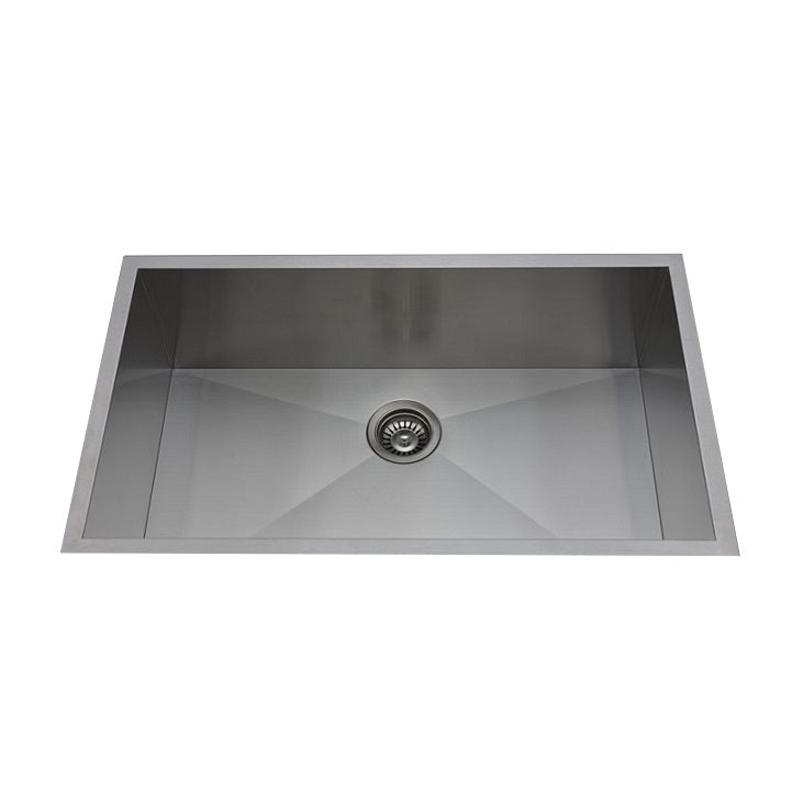 27" x 18" Stainless Steel Double Undermount Kitchen Sink - RFD 2718C ...