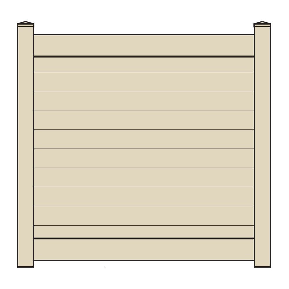 PVC H-Post Privacy Fence | RenoShop