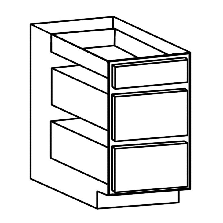 Grey Shaker Kitchen Cabinet Solid Wood, Base Cabinet 3DB30, 30"x35"