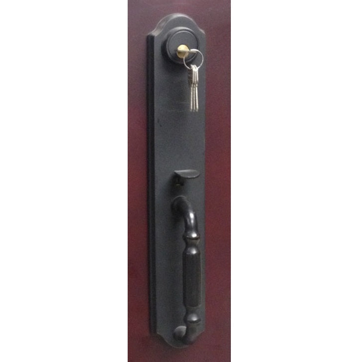 Crown Exterior Door Lock Handle Set PB-2008