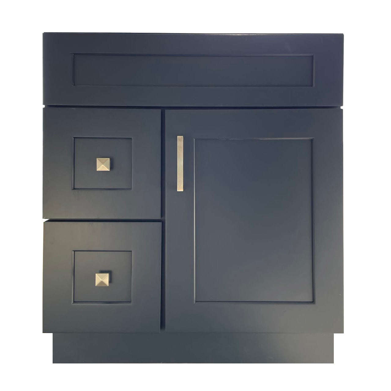 30 inch Solid Wood Bathroom Vanity with Quartz Top & Sink VSD30L | RenoShop